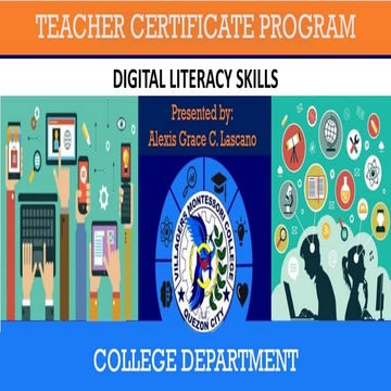 TCP_ TECHNOLOGY FOR TEACHING AND LEARNING_SYNCH 5 DIGITAL LITERACY ...