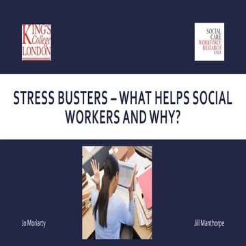 Stress busters – what helps social workers and why? | PPT