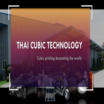 THAI CUBIC TECHNOLOGY COMPANY PROFILE | PPTX
