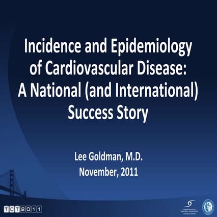 Incidence and Epidemiology of Cardiovascular Disease: | PPTX