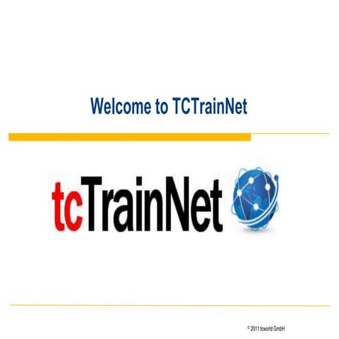 Overview of TCTrainNet | PPTX