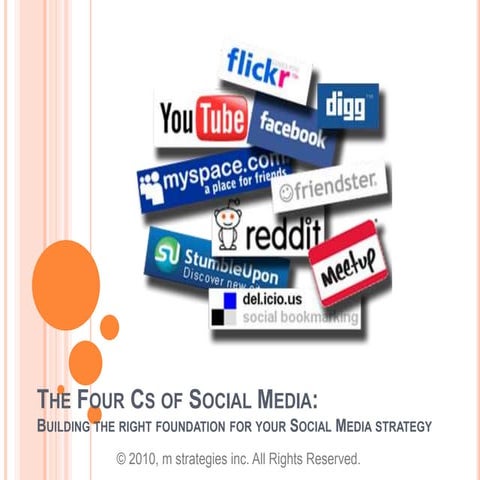 Four Cs of Social Media | PPTX