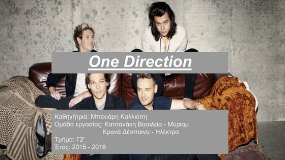One direction | PPT