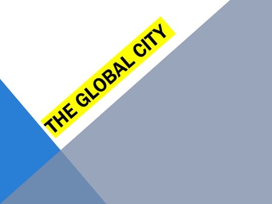 Global city | PPT