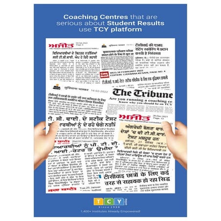 TCY Platform Newspaper Clipping | PDF