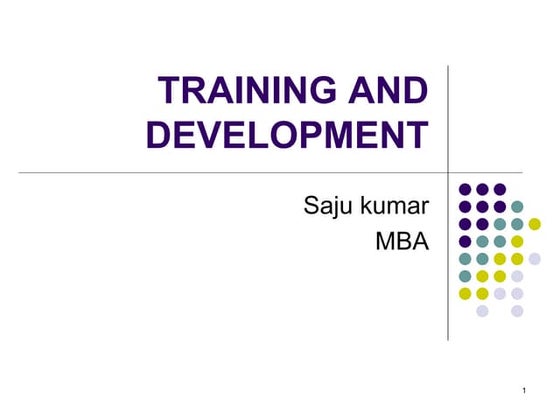 Employee Training & development | PPTX | Human Resources | Business