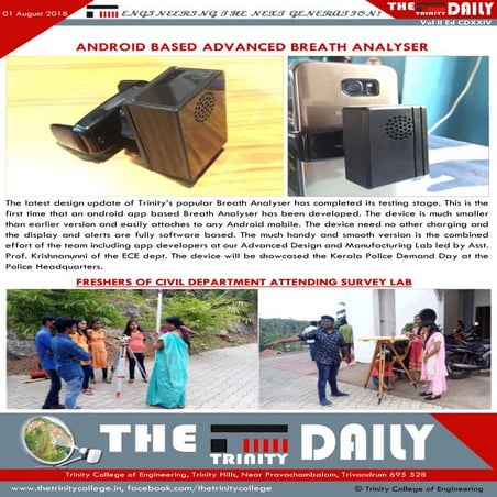 Trinity Daily August 1, 2018 | PDF