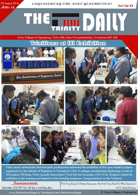 Trinity Daily Sept 30, 2016 | PDF