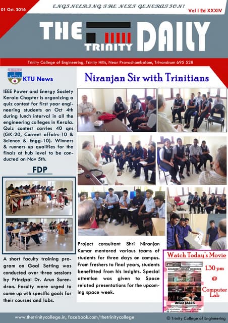 Trinity Daily Sept 30, 2016 | PDF