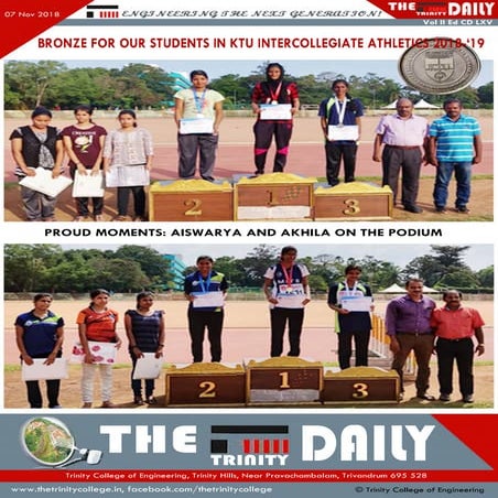 Trinity Daily Nov 7, 2018 | PDF