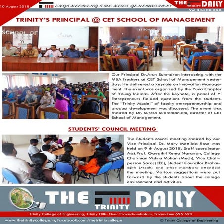 Trinity Daily Aug 10, 2018 | PDF