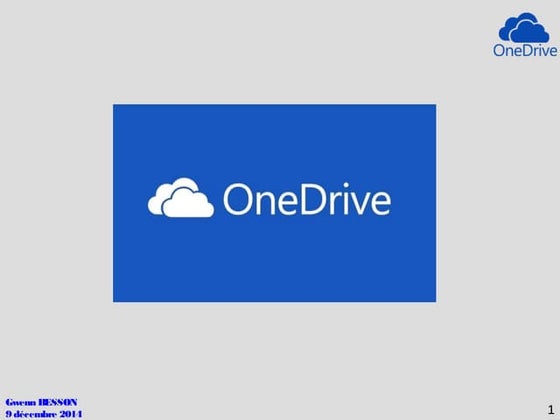 OneDrive Presentation | PPTX