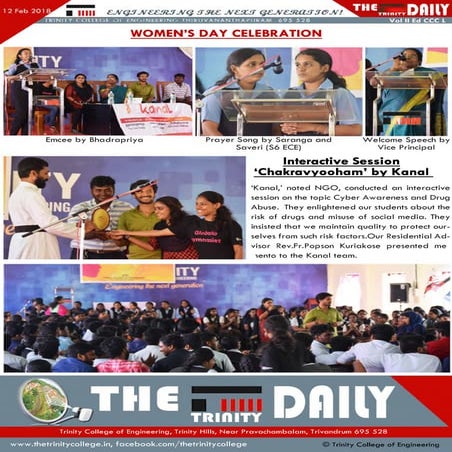 Trinity Daily March 12, 2018 | PDF