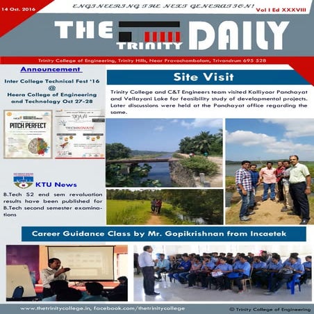 Trinity Daily Oct 14, 2016 | PDF