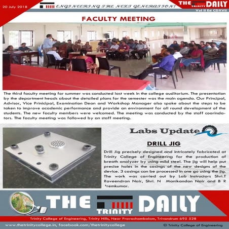 Trinity Daily July 20, 2018 | PDF