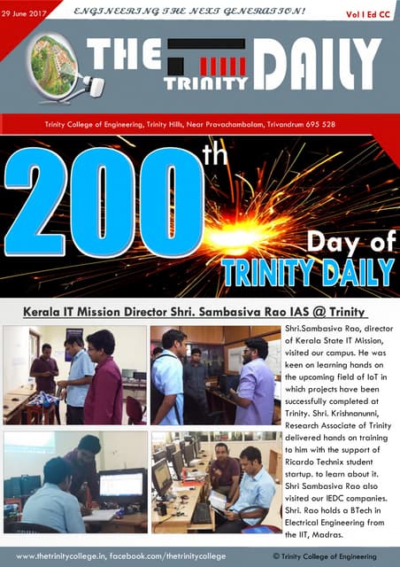 Trinity Daily Jan 10, 2018 | PDF
