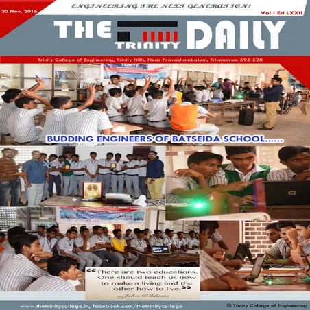 Trinity Daily Nov 30, 2016 | PDF