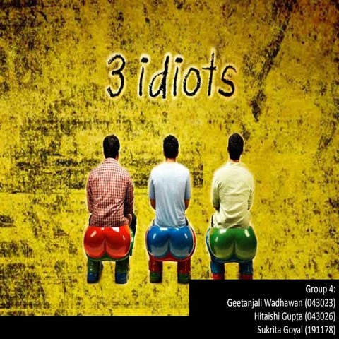 Learnings from the movie 3 idiots. | PPTX