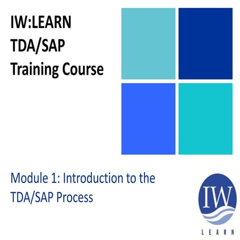 TDA/SAP Methodology Training Course Module 1 Section 2 | PPTX