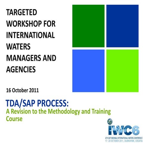 TDA/SAP PROCESS: A Revision to the Methodology and Training Course (IWC6 Presentation) | PPTX ...