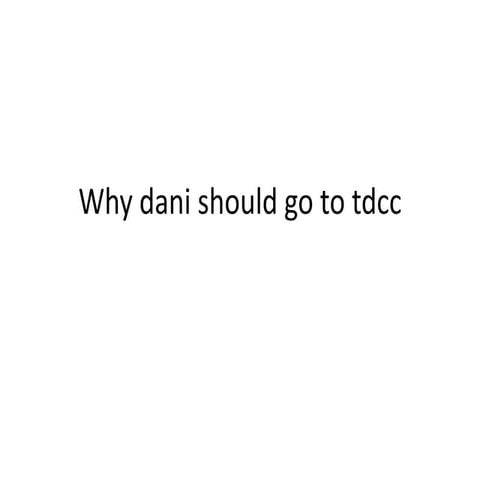 Tdcc | PPTX