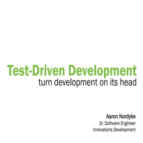 Test-Driven Development in JavaScript | PDF | Technology & Computing
