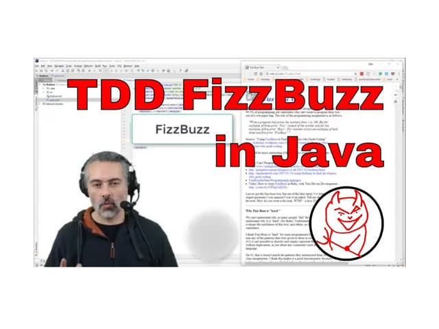 Tdd Test Driven Development Java Junit Fizzbuzz Ppt 7277
