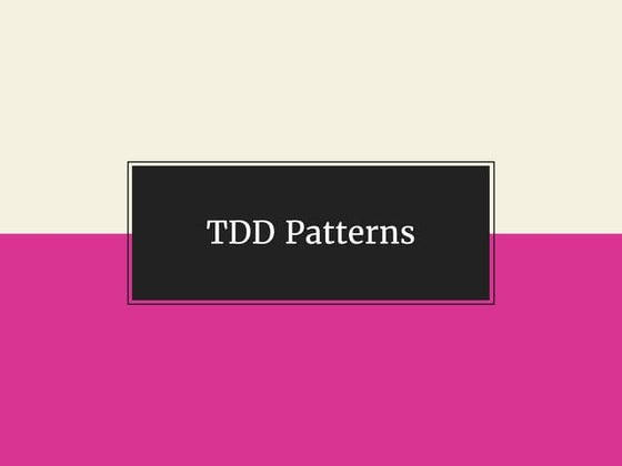 Creating A Unit Testing Strategy | PPT