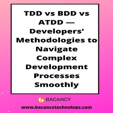 Tdd Vs Bdd Vs Atdd — Developers Methodologies To Navigate Complex