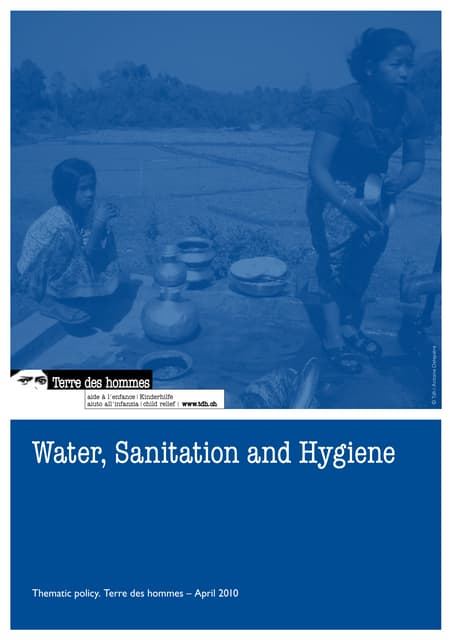 Water, sanitation, & hygiene (WASH) and NTDs | PPT