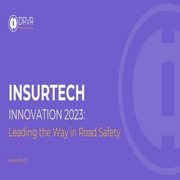 DRVR - Insurtech Innovation Award 2023 | PPT