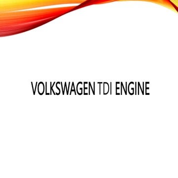 TDI ENGINE.pptx | Performance Cars | Auto Type
