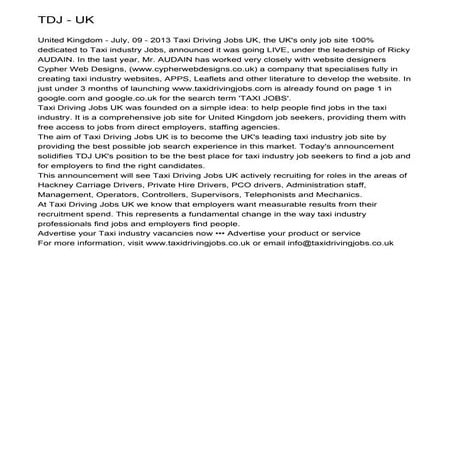 TDJ - UK | PDF