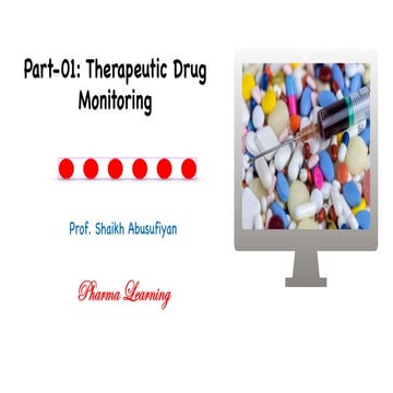 Therapeutic Drug Monitoring (TDM) | Criteria and Indications of TDM ...