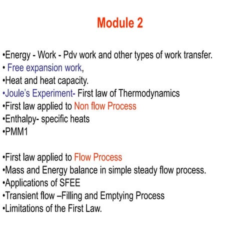 ktu -Engineering thermodynamics syllabus | PPT
