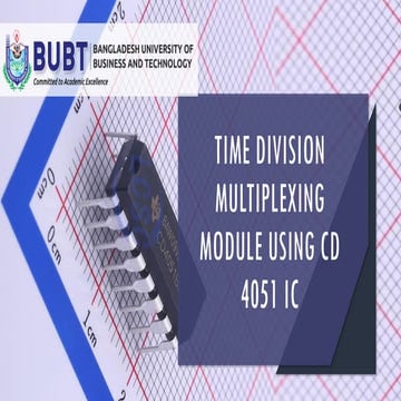TDM project PPT. Time division multiplexing | PDF