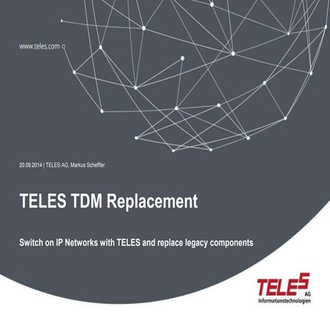 TDM Replacement | PPT