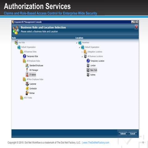 Authorization Services | PPTX | Cloud Computing | Internet