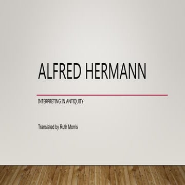 Alfred hermann | PPT