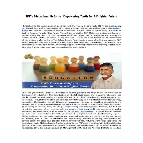 TDP Educational Reforms Empowering Youth For A Brighter Future.pdf