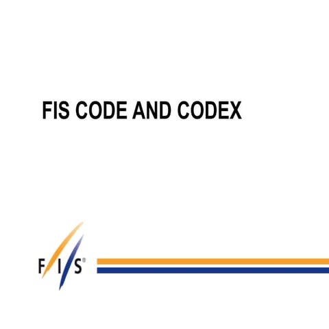 Td Presentation Fis Code Verses Codex V1 | PPTX