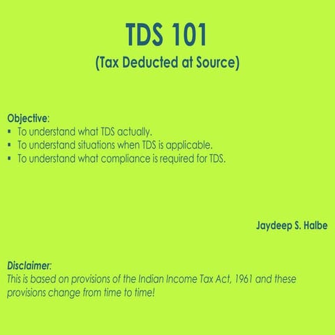 TDS 101 | PPTX