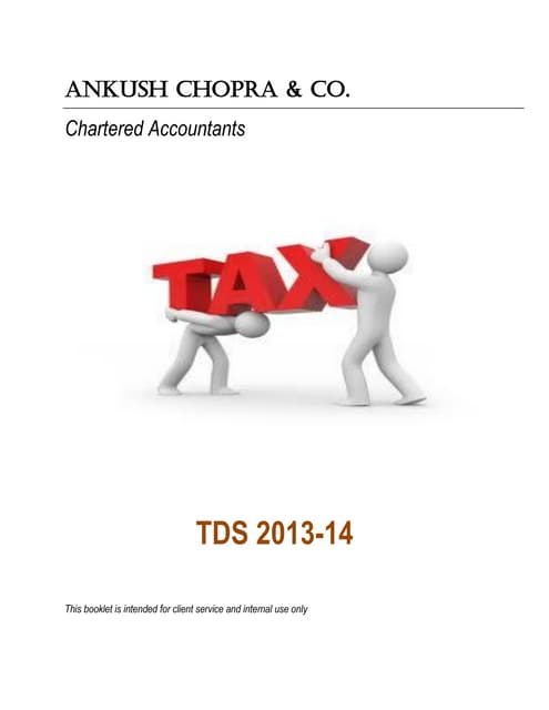 TDS (Tax Deducted at Source) | PDF