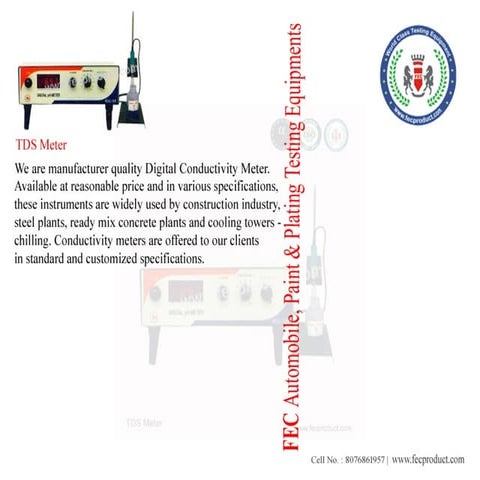 Tds meter copy | PPT