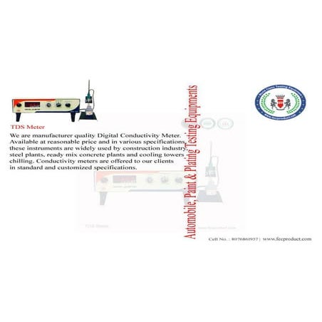 TDS Meter | PDF