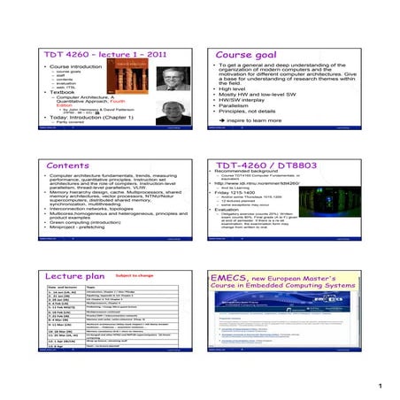tdt4260 | PDF | Computing | Technology & Computing