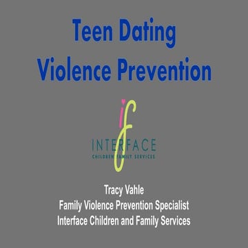 Teen Dating Violence Prevention | PPT