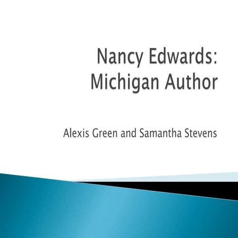 Te 301 nancy edwards mich author | PPT