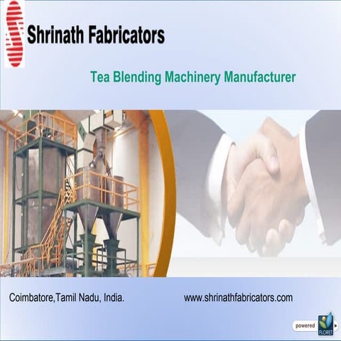 Tea blending machinery manufacturer | PPT