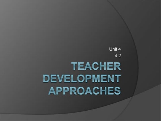 Cooperative Development: A way forward for teachers' development | PPT